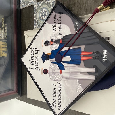 Custom Memorial Cap Decoration, Personalized Memories Graduation Cap ...