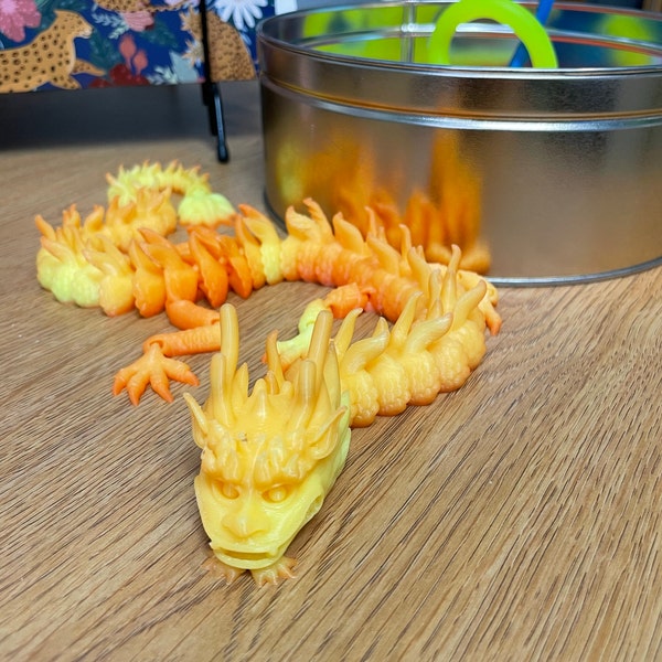 Jumbo Large Fidget Articulating Dragon - Etsy