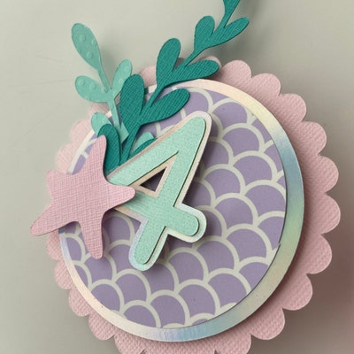 Mermaid Seamless Digital Paper Underwater Background Pattern Scrapbook ...