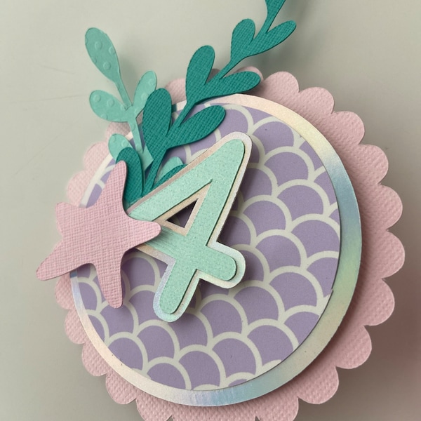 Mermaid Seamless Digital Paper | Underwater Background Pattern ...