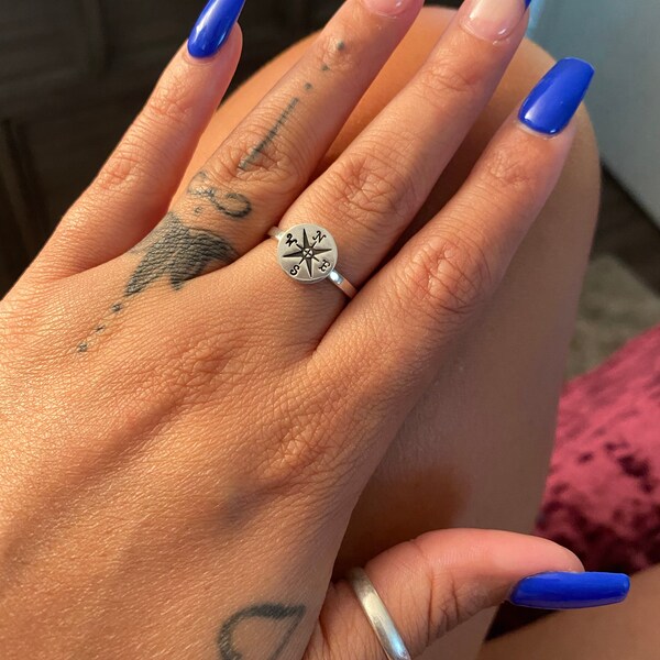 Compass Wander Ring Original Sterling Silver - Etsy