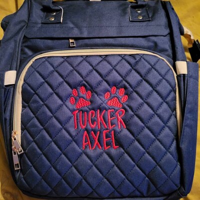 Personalized Pet Tote Backpack Pet Bag Personalized Dog Bag ...