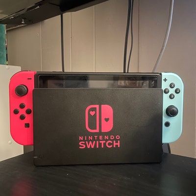 Nintendo Switch Logo With Hearts Vinyl Decal Multiple - Etsy