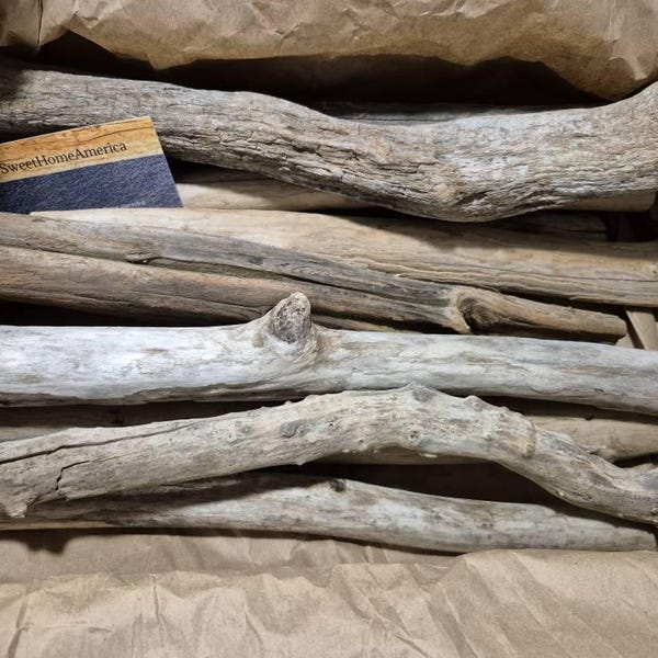 Small 10" Driftwood Piling Nautical Table Decor,coastal/lake Theme Wood ...