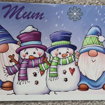 Winter Gnomes Clip Art, Winter Gnome PNG, Ice Skating Gnome, Skiing ...