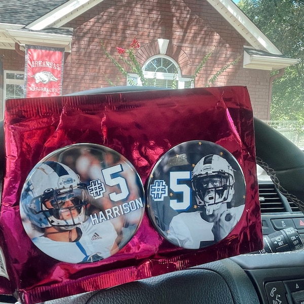 Maroon Game Day Tailgate Buttons | Game Day Pins | College Football ...