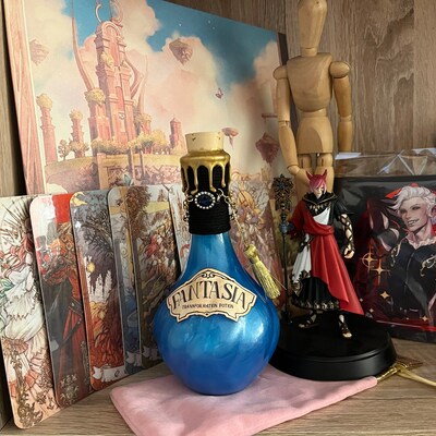 FINAL FANTASY Inspired FANTASIA Potion Bottle With Magical Swirling ...