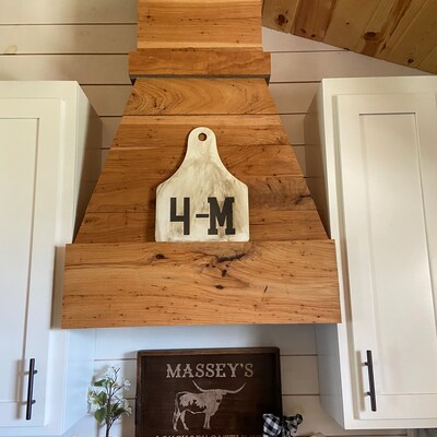 Farmhouse Decor, Cow Tag, Wall Decor, Cow Ear Tag Decor, Laser Engraved ...