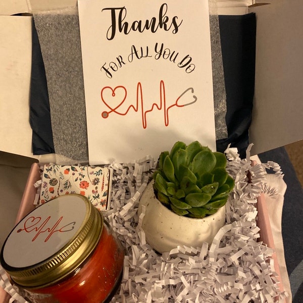 Nurse Appreciation Gift - Thinking of You - Thank You Gift - Care ...