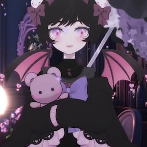 Animated Chat Box Cute Twitch Overlay With Adorable Purple - Etsy