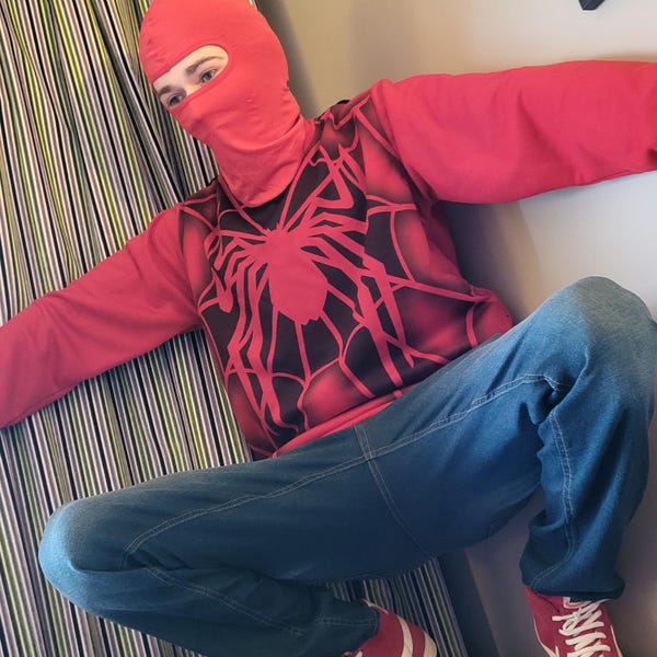 Human Spider Sweater Spiderman Sam Raimi 2002 - Etsy