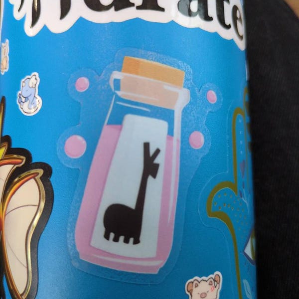 Llama Extract Potion Kuzco’s Poison Transparent Sticker/ Laptop iPhone ...