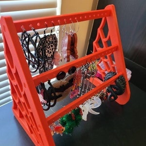 Spiderweb Earring Display Rack Jewelry Standing Spooky - Etsy