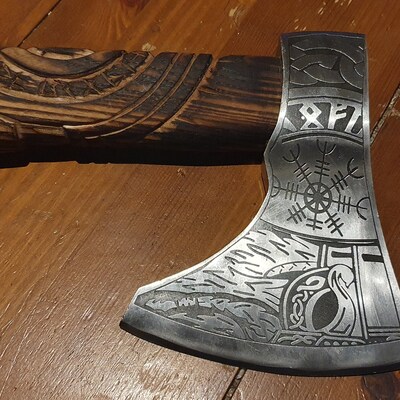 Beautiful Custom Handmade Viking Forged Axe, Collectibles Axe, Hatchet ...