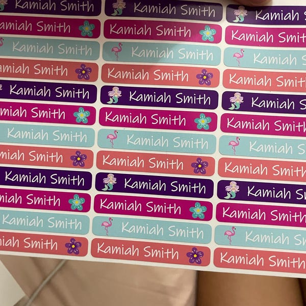 Clothing Tag Labels Daycare Labels Dishwasher Safe Name Labels Pick ...