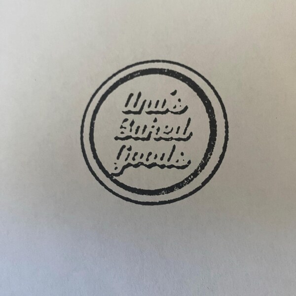 CUSTOM LOGO STAMP | Business Stamp | Personalized Stamp, Rubber Stamp ...