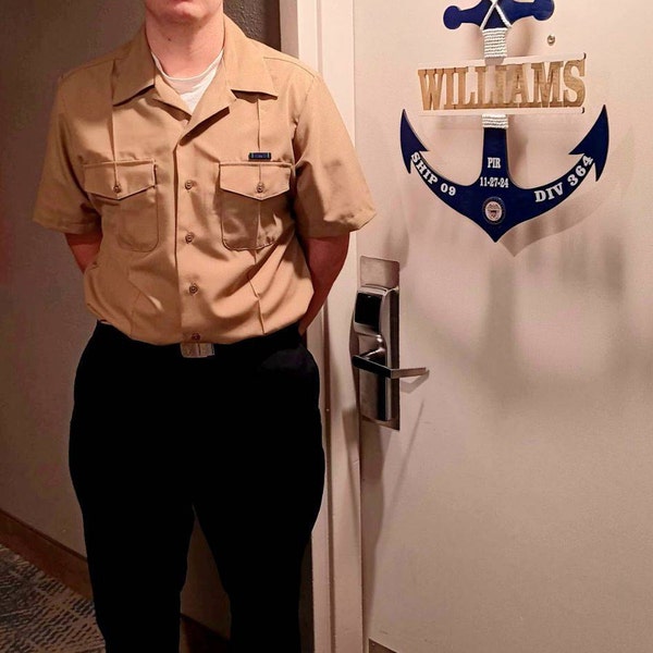 Military Family Deployment Sign, Navy Army Marines Gifts, in This House ...