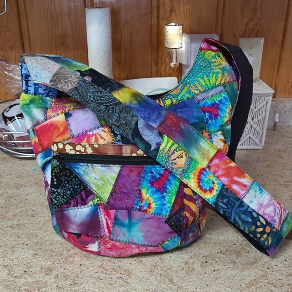 Patchwork Hobo Bag Crossbody Bag Floral Boho Bag Cotton Hippie Purse ...