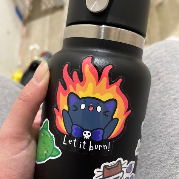 90’s Nostalgia Cat Sticker - Gaming Stickers - Vinyl Sticker Decal for ...