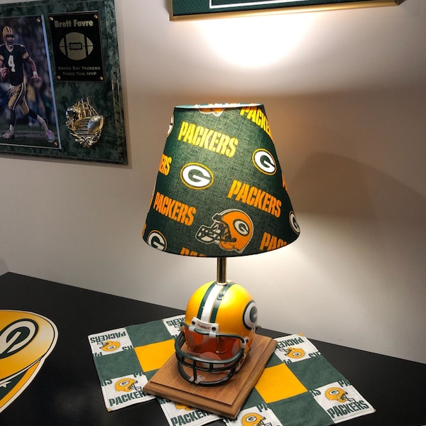 Green Bay Packers Lamp Shade. NFL. Shades Are 9.5" X 5" X 7" Tall - Etsy