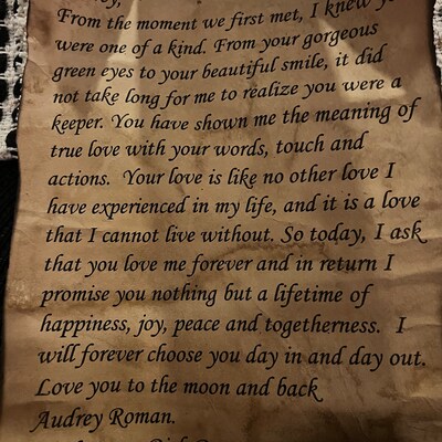 Personalized Message Gift, Message in a Bottle for Boyfriend, Paper ...