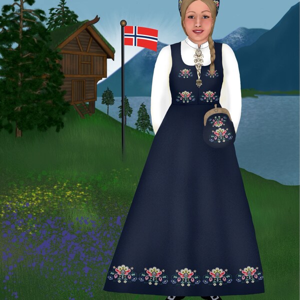 Dated 1890 Antique Detailed Handcarved Lars BIRKELAND(1857-1920) Style ...