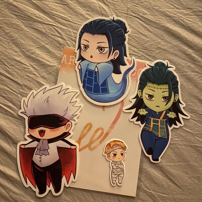 Halloween JJK Sticker Pack - Etsy