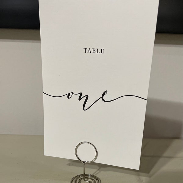 Rustic Black and White Wedding Table Numbers / Linen Cardstock / Table ...