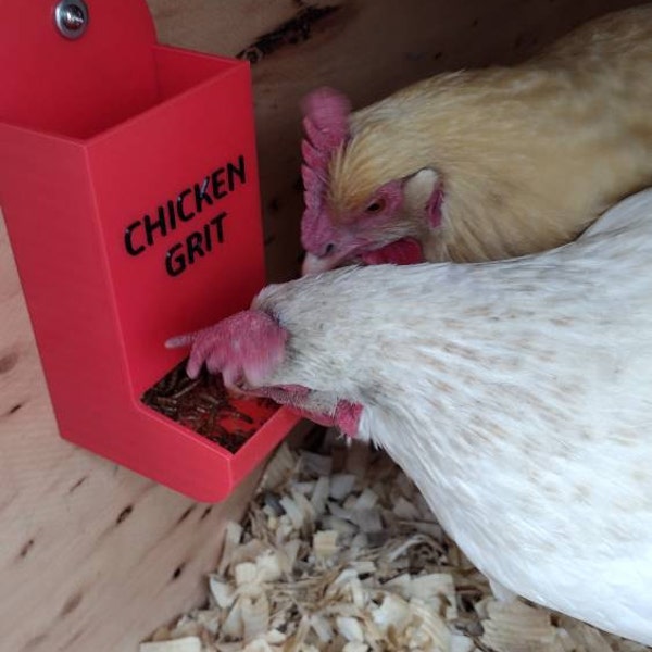 Chicken Oyster Shell/grit Feeder – 3D Printed, Mess-free Design for ...