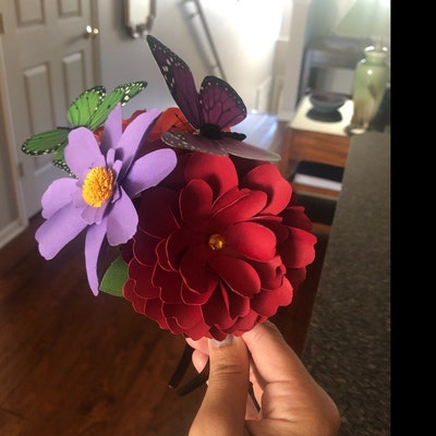 Cosmos 3D Paper Flower Template & Tutorial, SVG Template for Cricut and ...