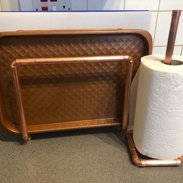 Copper Kitchen Stand, Kitchen Accessory Rack, Copper Kitchen Storage - Etsy
