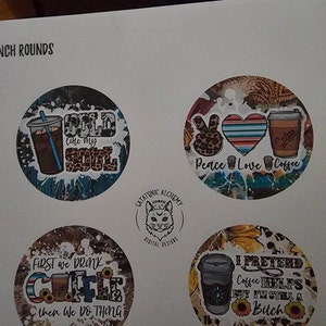 Sassy Funny Cardstock Rounds, Funny Theme Cardstock Rounds, Sarcastic ...