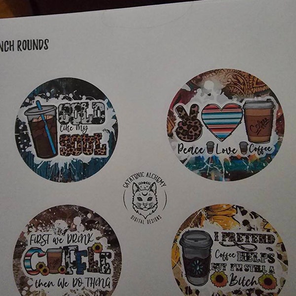 Funny Cardstock Rounds, Sarcastic Theme Cardstock Rounds, Funny ...