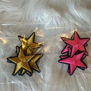 5pc/set 3 Star Patch Red Star Patch Iron on Patch - Etsy