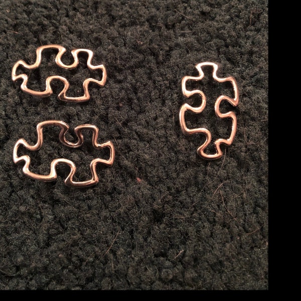 BULK 20 Puzzle Connector Piece Silver Tone Charm SC4260 - Etsy