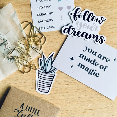 Gold Paper Clips, Teardrop Paperclips, Planner Accessories, Rose Gold ...