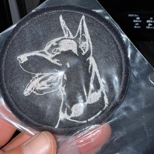 Cane Corso Iron-on Patch DIY Embroidery, Embroidered Application Badge ...
