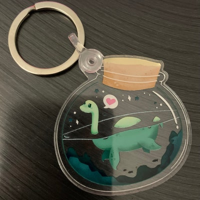 Nessie Keychain - Etsy