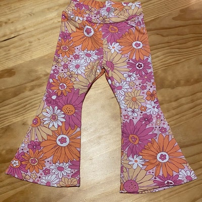 Flared Pants Pattern for Kids, Girl Flare Pant Pattern, Kids Flare ...