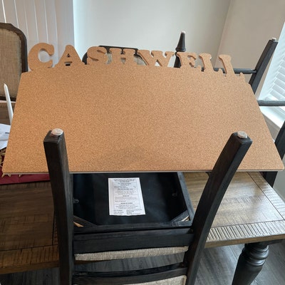 Personalized Cork Board With Name, Cork Board Letters, Personalized ...