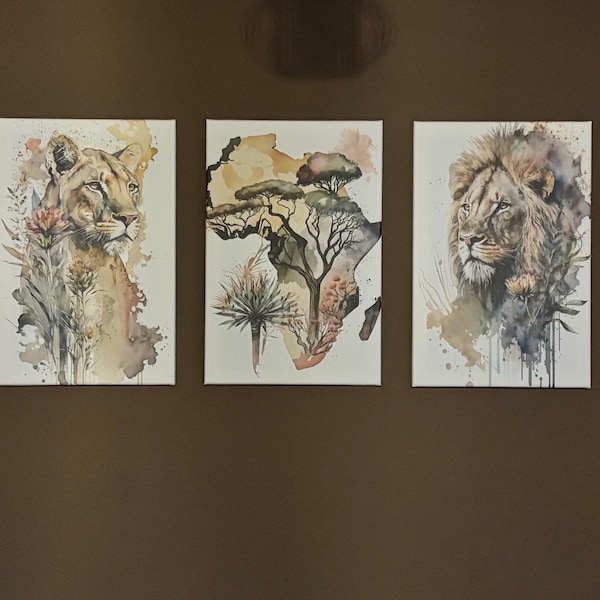 Set of 2 King Protea Watercolour Clipart, A4 Size, Digital Download ...