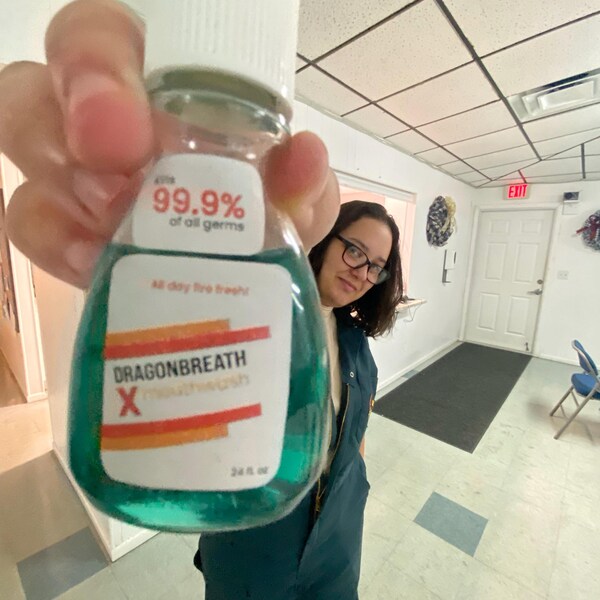 Dragonbreath Mouthwash Bottle Label Printable Template Inspired by ...