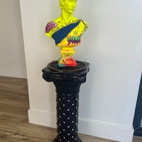 Kintsugi Design Dog Sculpture, VIP Pop Art Statue, Luxury French ...