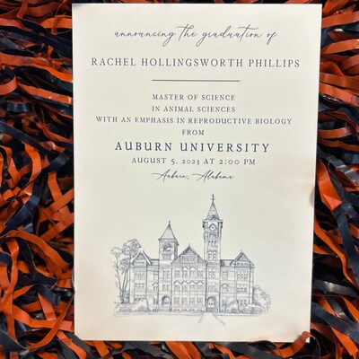 Virginia Graduation Announcements, Invitation, Invite, Univ, Grad ...