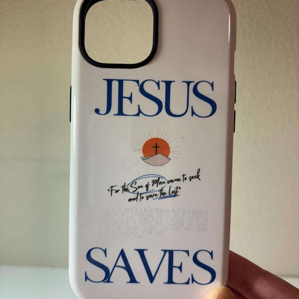 Jesus Phone Case | Cover for iPhone 17 16 15 14 13 12 Mini Plus Pro Max ...
