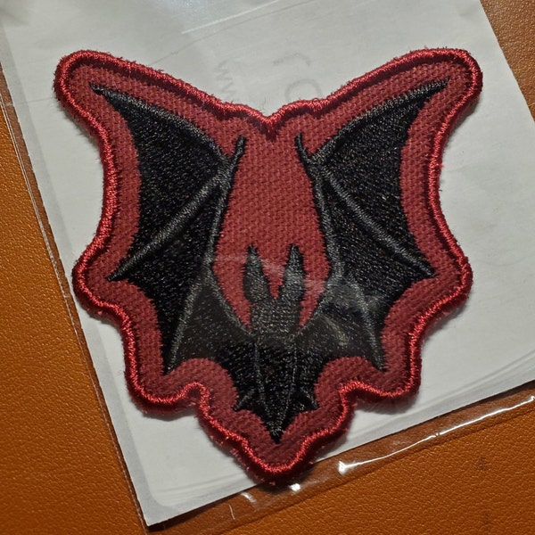 Bat Patch, Embroidered - Etsy