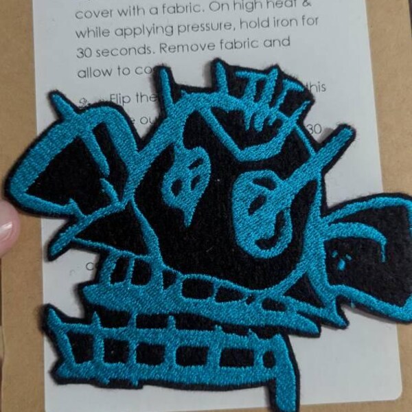 Beetlejuice Betelgeuse Neon Sign Horror Spooky Halloween Patch Pattern ...