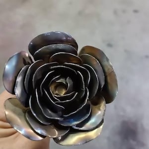 Metal Rose Template, DIY Sheet Metal, Instant Download, Printable Pdf ...