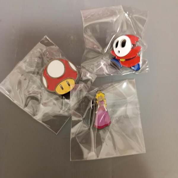 Super Mario Gaming Enamel Pins Anime Pin Set Video Game Enamel Pins Rpg ...