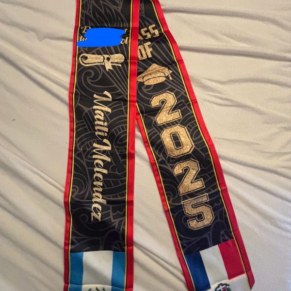 Personalized Graduation Stole, Custom Graduate Stoles Name, Graduation ...